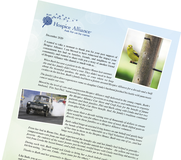 Welcome! We can help. - Hospice Alliance